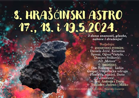 8 Hrašćinski Astro Turistička Zajednica Zlatni Istok Zagorja