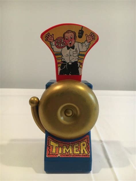 Rare Vintage 1986 Ljn Wwf Wwe Wrestling Ring Bell Wtwo Wrestlemania 2