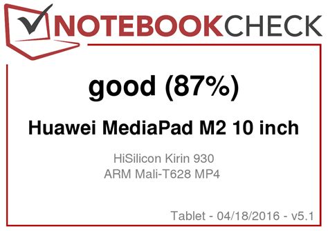Huawei Mediapad M Tablet Review Notebookcheck Net Reviews