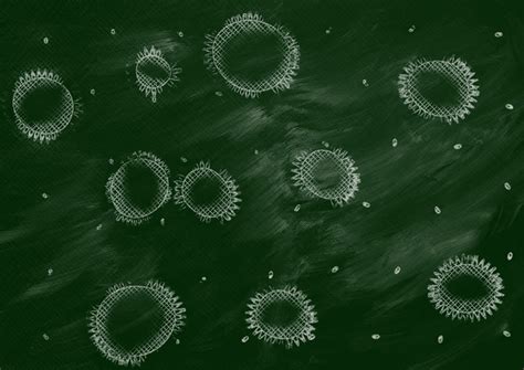 바이러스 세포 배경 그림 Uidownload
