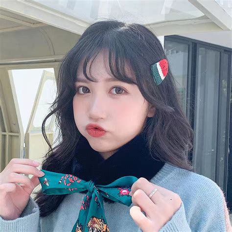 韩国INS泫雅毛线针织发夹少女宝宝编织水果侧边刘海夹儿童BB夹 阿里巴巴