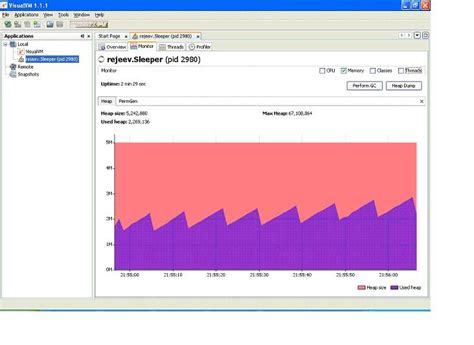 Misc Analyzing Memory Leak In Java Applications Using Visualvm
