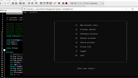 Prison Management In C With Source Code Source Code And Projects