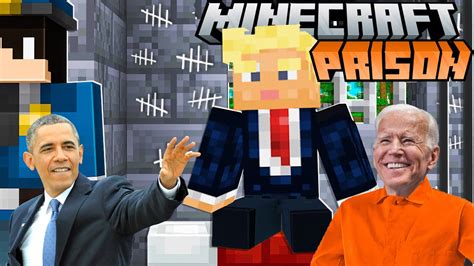 Us Presidents Escape The Prison In Minecraft Youtube