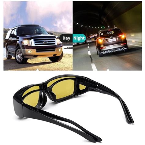 Buy Aksdesy Night Driving Glasses Anti Glare Night Vision Glasses Hd Polarized Yellow Tint Fit