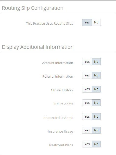 Setting Up Routing Slips