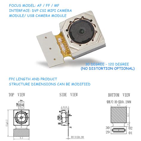 Mp Fps Cmos Autofocus Video Doorbell Hd K Mini Camera Module Ov