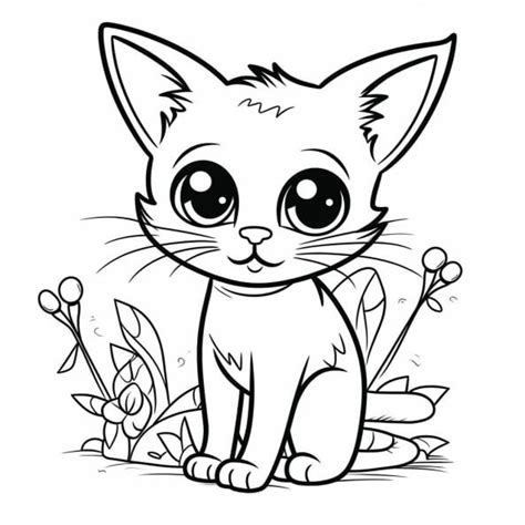 Tổng Hợp 90 Mẫu Tranh Tô Màu Con Mèo Cho Bé Siêu Cute
