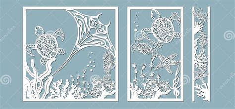 海星海龟海藻海带海带棕褐藻褐藻褐藻藻藻 向量例证 插画 包括有 船舶 模板 模式 海运 海带 240781807