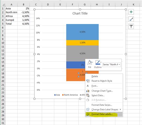 Displaying Data In Excels Stack Column Chart Stack Overflow