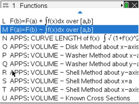 Fundamental Theorem Of Calculus Using The Tinspire Cx Stepwise Math