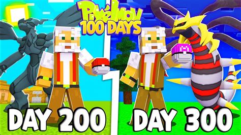 Tóm Tắt Ngày Minecraft Pixelmon Sinh Tồn Siêu Khó Triêu Hồi Pokemon YouTube