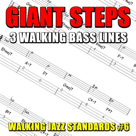 “giant Steps” 3 Walking Bass Lines Walking Jazz Standards 6