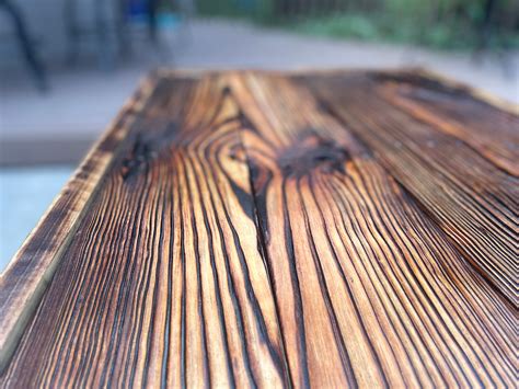 Shou Sugi Ban Reclaimed Pallet Wood Indooroutdoor Farmhouse Coffee