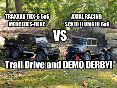Traxxas TRX 6 66 VS Axial Racing SCX 10 II UMG 66 Video Big Squid