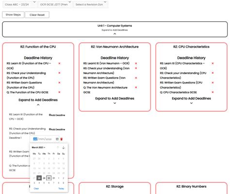 Setting Course Tasks CSUK ReviseCS