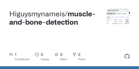 github higuysmynameis muscle and bone detection