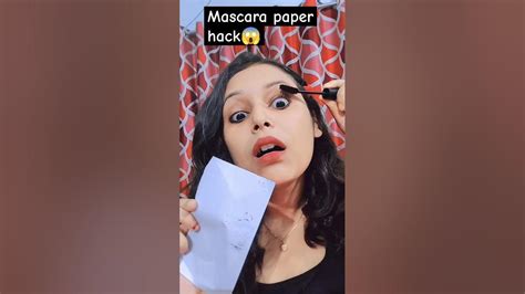 Mascara😱paper ️hack🔥what🤯makeup Diy Mascara Eyemakeup Shorts