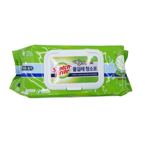 3m 막대걸레용 물걸레 청소포 더블플러스 대형 20매 홈플러스 택배배송