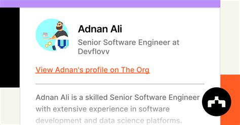 Adnan Ali Senior Software Engineer At Devflovv The Org
