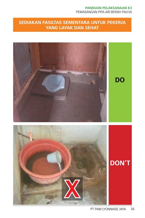 Layout Panduan Pelaksanaan K3 Pemasangan Pipa Air Bersih Palyjadesign