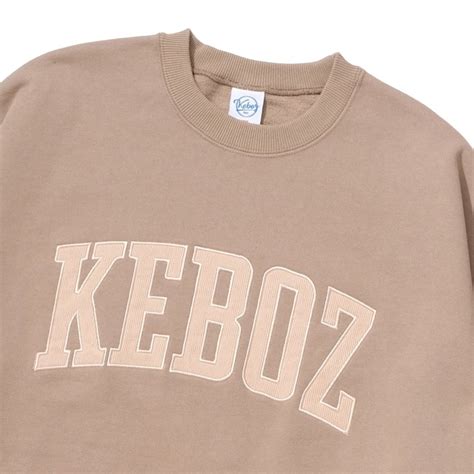 ケボズ Keboz Corduroy Uc Sweat Crewneck （mocha） Passover