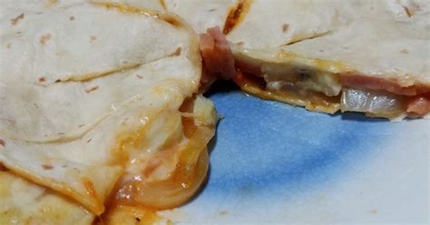 멕시코피자 바나나 퀘사디아