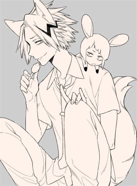Boku No Hero Academia Kaminari Denki Kyouka Jirou Hero Boku No
