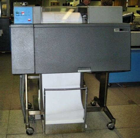 Ibm 1403 High Speed Line Printer Introduced 1959 132 Character Line Printed At 600 Lines Per