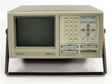 Tektronix 1230 Logic Analyzer With P6444 Text Leads Clips And Reference Guide