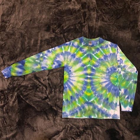 Tie Dye Shirt Long Sleeve Etsy
