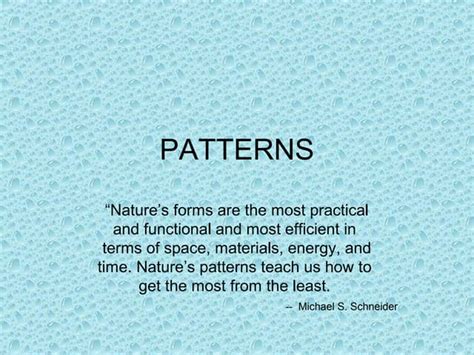 Patterns Ppt