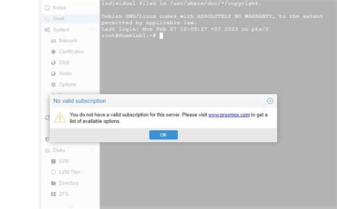 How To Get Rid Of The Proxmox Nag Screen When You Boot Up Hotstuff