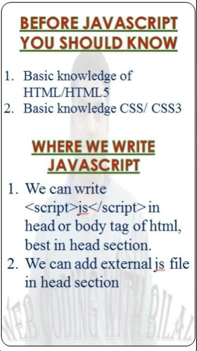 Where To Write Javascript In Urduhindi Web Coding With Bilal Youtube