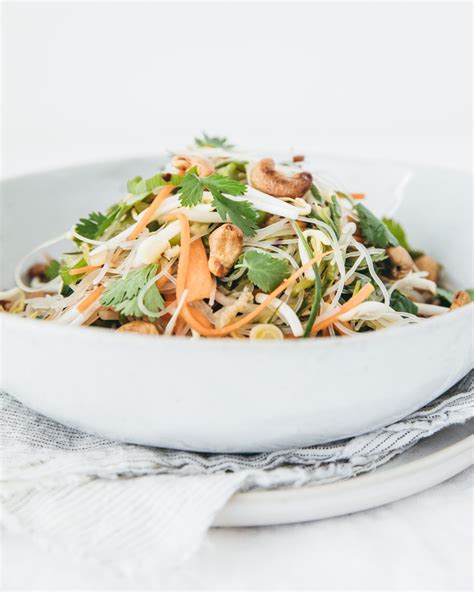 Vietnamese Cashew Noodle Salad With Chilli Lime Dressing Swoon Food