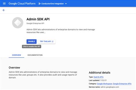 Set Up A Google Identity Platform Connector Conductorone Docs