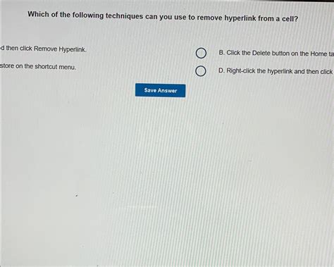 Solved Which Of The Following Techniques Can You Use To Chegg
