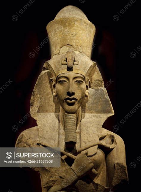 Statue Of Akhenaten Ancient Egypt Superstock