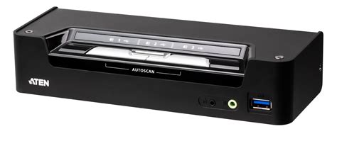3 Port 4K 1x USB C Plus 2x DP USB Hybrid KVM Switch Mit USB 3 0