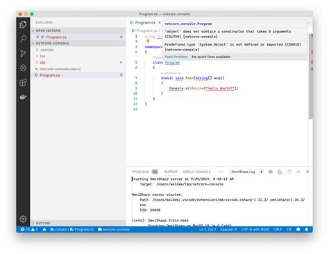 Fixing Issues With Building C Solutions In NET Core Using Visual
