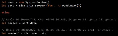 F Simple Quicksort Implementation