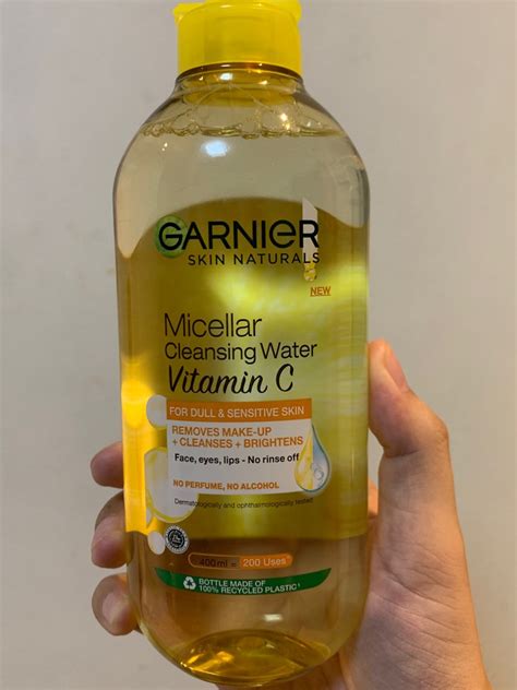 Garnier Micellar Water Vitamin C 400 ML Beauty Personal Care Face