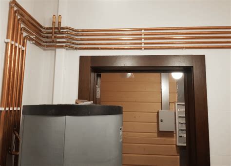 Газовая котельная медными трубами система водоочистки