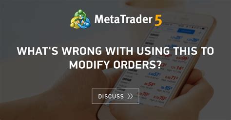 Whats Wrong With Using This To Modify Orders Symbols Mql4 And