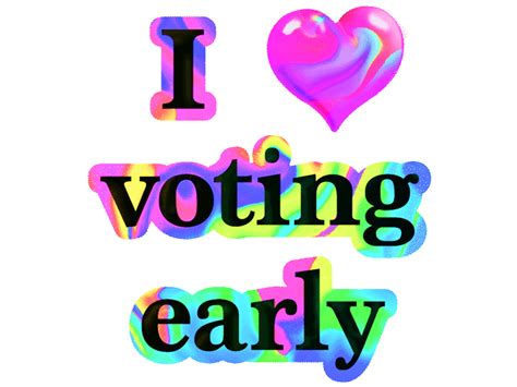 Voting Early Designs Themes Templates And Downloadable Graphic