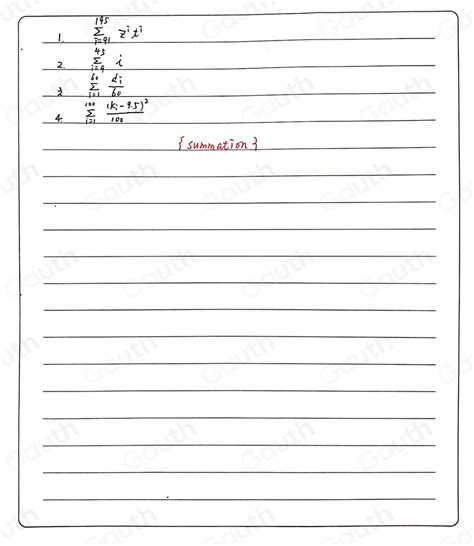Solved 1 Write Each Expansion As A Single Summation Algebra