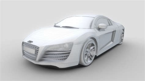 Audi R8 3d Model By Accromez [ff383bf] Sketchfab