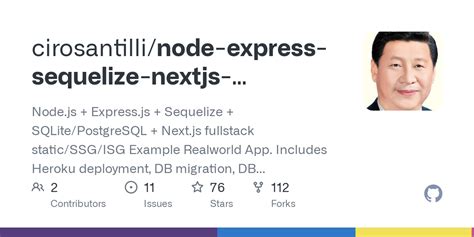 GitHub Cirosantilli Node Express Sequelize Nextjs Realworld Example App Node Js Express Js