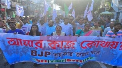 Youth Bodies To Protest Against Job Crisis In Tripura