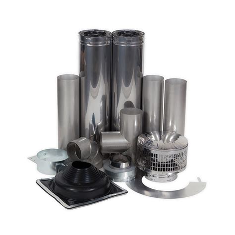 Vent Stack Kit 6 In Dia Stainless Waste Oil Heating